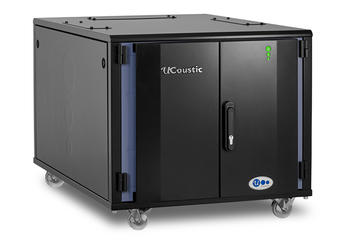 Ucoustic 'Active' Soundproofed Quiet Rackmount 19in Cabinets
